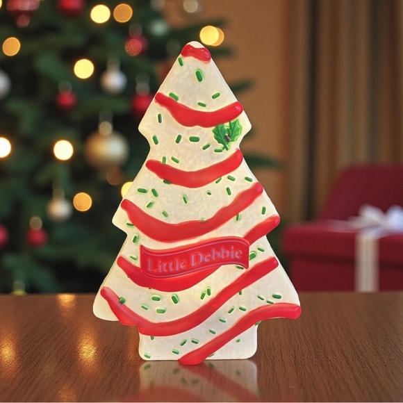 little debbie | Holiday | Little Debbie Christmas Tree Cake Blow Mold ...